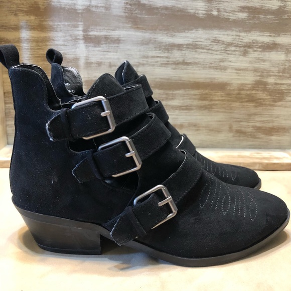 Universal Thread | Shoes | Womens Triple Buckle Cut Out Western Boots ...